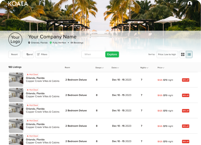 KOALA: Timeshare Rentals Made Easy. Top Resorts Up To 70% Off
